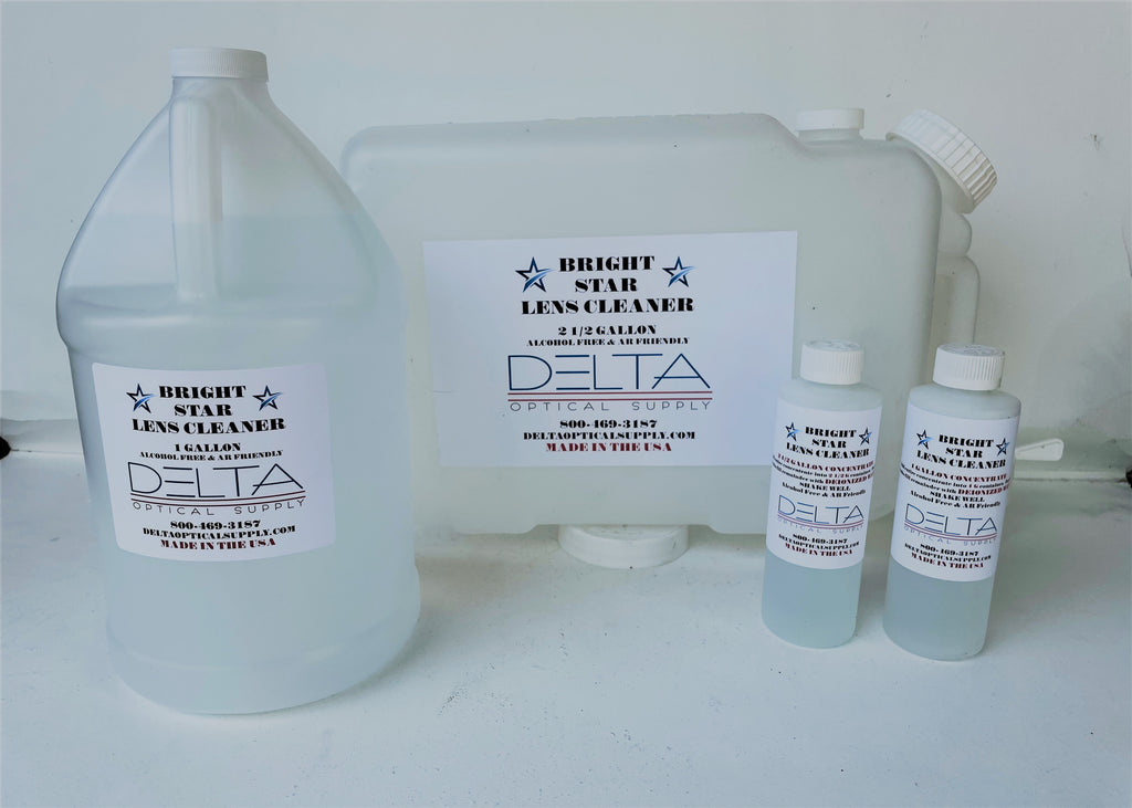 Bright*Star Lens Cleaner & Concentrates – Delta Optical Supply